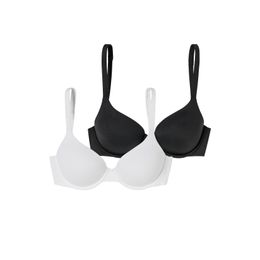 Schiesser Damen B&uuml;gel-BH BH mit Schale - Unique Micro 2er Pack
