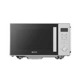 ECG MTD 2591 FGCX Flachbett Silber Mikrowelle mit Grillfunktion und Hei&szlig;luftfunktion