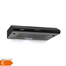 Klarstein Capannina Unterbau-Abzugshaube 60cm 166m&sup3;/h LED Edelstahl schwarz