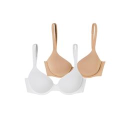 Schiesser Damen B&uuml;gel-BH BH mit Schale - Unique Micro 2er Pack