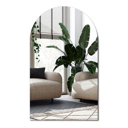 Wallfluent Spiegel, Transparent, Glas, Organisch, 50x90x0.4 cm, Spiegel, Wandspiegel
