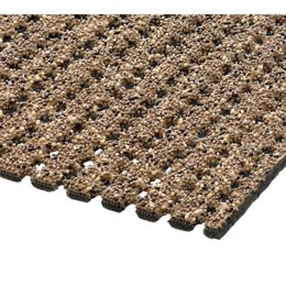 AKO Sicherheitsmatte, Beige, Kunststoff, 120x50 cm, Gartenzubeh&ouml;r, Terrassenboden & Balkonbodenbelag