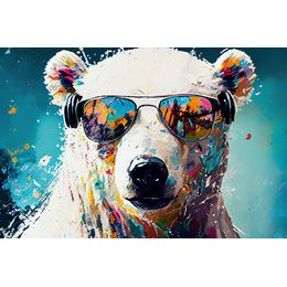 SONSTIGE Acrylglasbild COOLER EISB&Auml;R