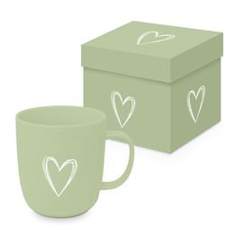 Henkelbecher HEART GREEN