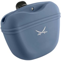 Hunter Silikon Snackbeutel Sansibar Morsum blau/beige / S