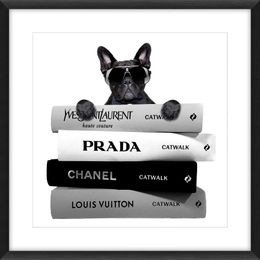 SONSTIGE Bild BULLDOG ON BOOKS