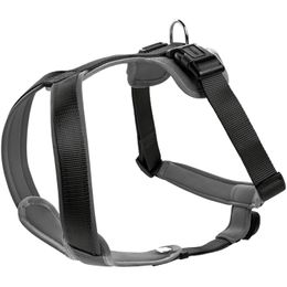 Hunter Geschirr Neopren schwarz/grau / S