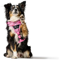 Hunter Geschirr Divo Camouflage rosa / L-XL