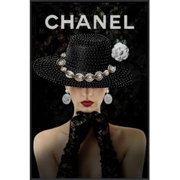 SONSTIGE Bild LADY WITH RED LIPS