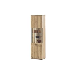 Empinio24 Vitrine Eiche bianco teilmassiv 60 cm Sevilla