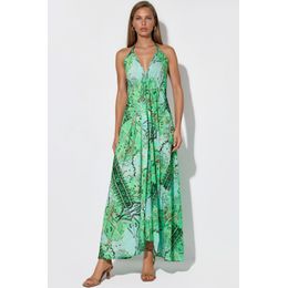 Ethnisch gemustertes Boho-Maxikleid