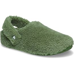 Crocs Classic Cozzzy Polyester Armeegr&uuml;ne Hausschuhe