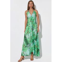 Ethnisch gemustertes Boho-Maxikleid