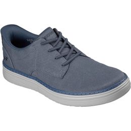 Skechers Hyland Justino Textile Herren Schuhe In Marineblau Mit Schn&uuml;rung