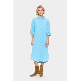 Saint Tropez Kleid Gerade Passform Ethereal Blue