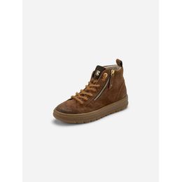 Peter Hahn Paul Green - Kn&ouml;chelhoher Sneaker, braun, Gr. 40 - Leder