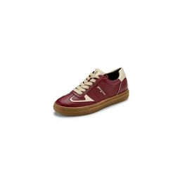 Peter Hahn Paul Green - Sneaker, rot, Gr. 40 - Leder