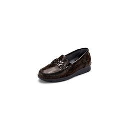 Peter Hahn Waldl&auml;ufer - Slipper Inga, grau, Gr. 40 - Leder