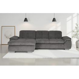 Ecksofa DIE PLANBAR, B:289cm H:85cm T:195cmcord anthrazit, 88% Polyester, 12% Polyamid, Wohnzimmer, Sofas, "MP-IN16037 L-Form, Breite 289 cm, mit