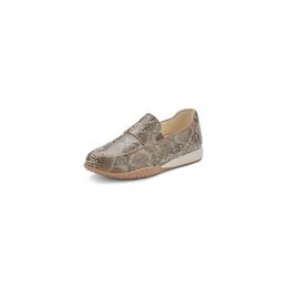 Peter Hahn Waldl&auml;ufer - Slipper Poppy, beige, Gr. 40 - Leder