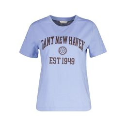 Gant Damen T-Shirt "REGULAR GRAPHIC"misty lavender, Gr. S, Jersey, Obermaterial: 100% Baumwolle, Shirts