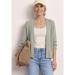 Street One Damen Cardiganmint leaf, Gr. 42, unifarben, Stoff, 49% Polyester, 41% Baumwolle, 10% Viskose, Strickjacken, aus elastischem Materialmix