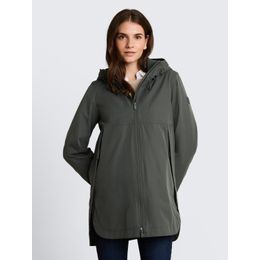 Tom Tailor Damen Softshellmantelschwarzest olive, Gr. XL, unifarben, Web, Obermaterial: 100% Polyester. Futter: 100% Polyester, M&auml;ntel, mit Kapuze
