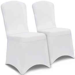Detex Stuhlhussen 2er-Set Wei&szlig;