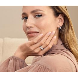Tchibo - 925 Silber Ring &raquo;Memory&laquo; - Damen - Gr. 19 - silber