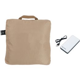 Eurom Warmigo Taupe beheizbares Campingkissen inkl. Varta Powerbank 20.000 mAh - Kissen & Decken