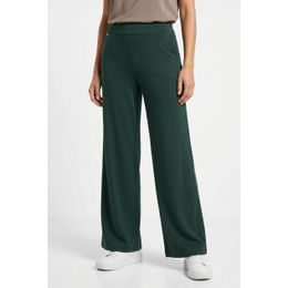 Street One Damen Stoffhose "Style Emee"pine grove gr&uuml;n (l&auml;nge 26), Gr. 44, unifarben, Web, Obermaterial: 95% Viskose, 5% Elasthan. Futter: 100%