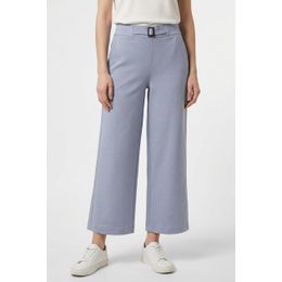 Street One Damen Stoffhosewhispery blau (l&auml;nge 26), Gr. 46, unifarben, Web, Obermaterial: 83% Polyester, 14% Viskose, 3% Elasthan, Hosen, Sommerhose