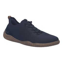 Josef Seibel Herren Slip-On Sneaker "Wallace 05", Gr. 40nachtblau, Textil, Veloursleder, Schuhe, Slipper, Komfortschuh mit elastischen Schn&uuml;rsenkeln,
