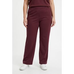 Only CARMAKOMA Damen Anzughose "CARGOLDTRASH LIFE MW STRAIGHT PANT NOOS"port royale, Gr. 54, unifarben, Web, Obermaterial: 63% Viskose, 32% Nylon, 5%