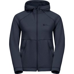 Jack Wolfskin Fernweh Hooded Damen Fleecejacke dunkelblau M - Damenjacken