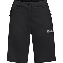 Jack Wolfskin Active Track Damen kurze Softshellhose schwarz 38 - Damenhosen, -r&ouml;cke & -kleider