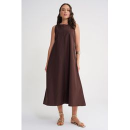 L&auml;ssig geschnittenes Maxikleid mit Taschen