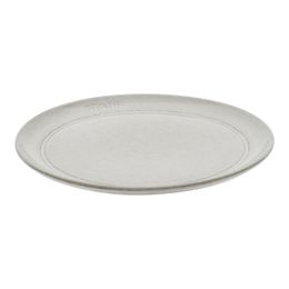 Staub Dining Line Teller flach 20 cm, rund, Weisser Tr&uuml;ffel, Keramik