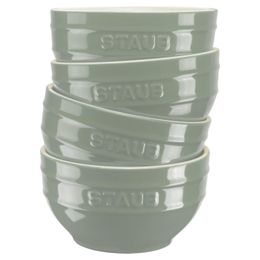 Staub Ceramique Sch&uuml;ssel Set 12 cm / 4-tlg, Eukalyptus, Keramik