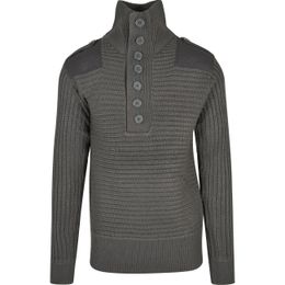 Brandit Herren Troyer "Brandit Herren Alpin Pullover"anthrazit, Gr. M, unifarben, 100% Polyacryl, Pullover
