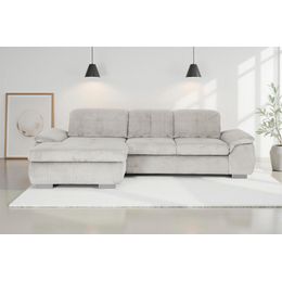 Ecksofa DIE PLANBAR, B:289cm H:85cm T:195cmcord ecru, 88% Polyester, 12% Polyamid, Wohnzimmer, Sofas, "MP-IN16037 L-Form, Breite 289 cm, mit