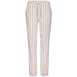 VIVANCE DREAMS BY LASCANA Pyjamahose mehrfarbig Gr. 36/38 f&uuml;r Damen. Mit Allover-Druck. Schmal. Nachhaltig.