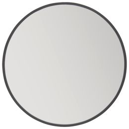 Mid.you Wandspiegel, Schwarz, Metall, Glas, Holzwerkstoff, rund, 100x100x1.5 cm, Spiegel, Wandspiegel