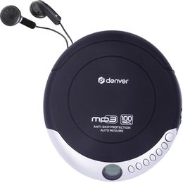 Denver DMP-391 tragbarer CD-Player mit Anti-Schock, MP3 & inkl. Kopfh&ouml;rer