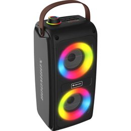 Denver BTV-230 Bluetooth Party Lautsprecher, 2x 50W (Stereo) mit LEDs