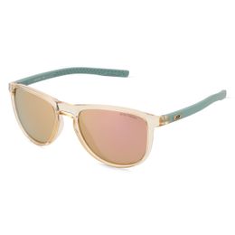 Julbo CANYON | Unisex-Sonnenbrille | Fassung: Vollrand, Rund, Kunststoff, Rose Gr&uuml;n | Glasfarbe: Braun