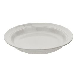 Staub Dining Line Teller 24 cm, rund, Weisser Tr&uuml;ffel, Keramik