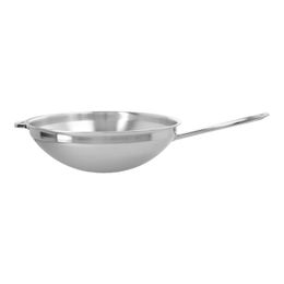 Demeyere Apollo 7 Wok - flacher Boden 36 cm, 18/10 Edelstahl