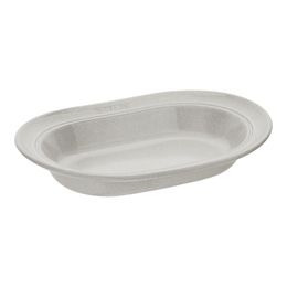 Staub Dining Line Teller 25 cm, oval, Weisser Tr&uuml;ffel, Keramik