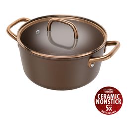 Zwilling Milano Kochtopf mit Glasdeckel 24 cm, Aluminium